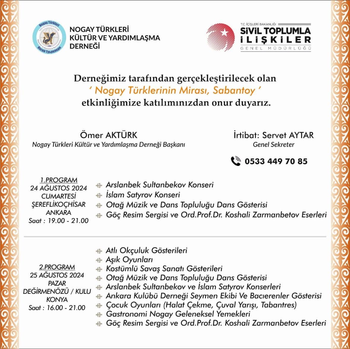 Nogay türkleri'nin mirası, sabantoy etkinliği başlıyor